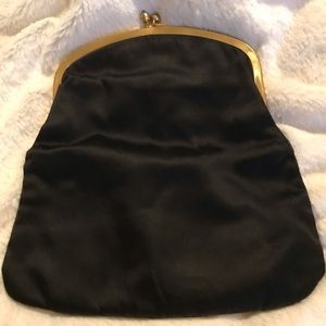 Mel-Ton | Bags | Vintage Melton Black Clutchhandbag | Poshmark